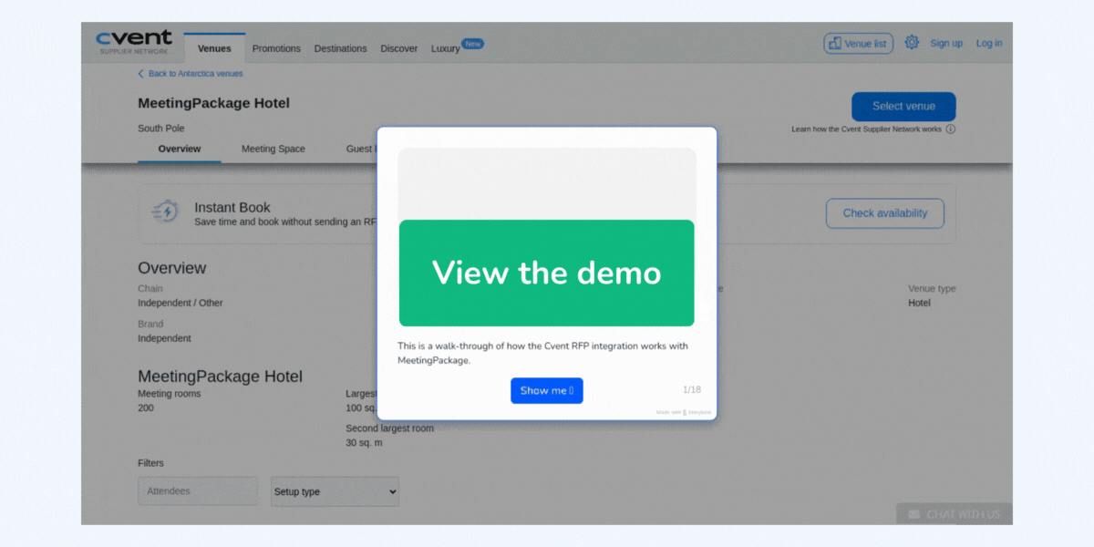 Cvent RFP integration